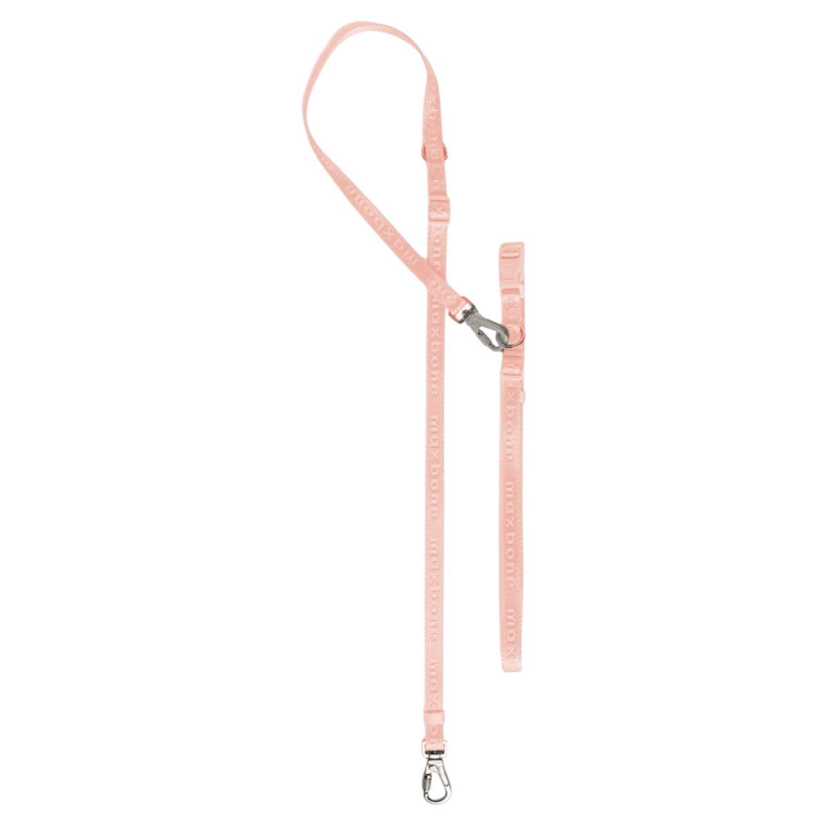 mini go with ease hands-free leash - peach